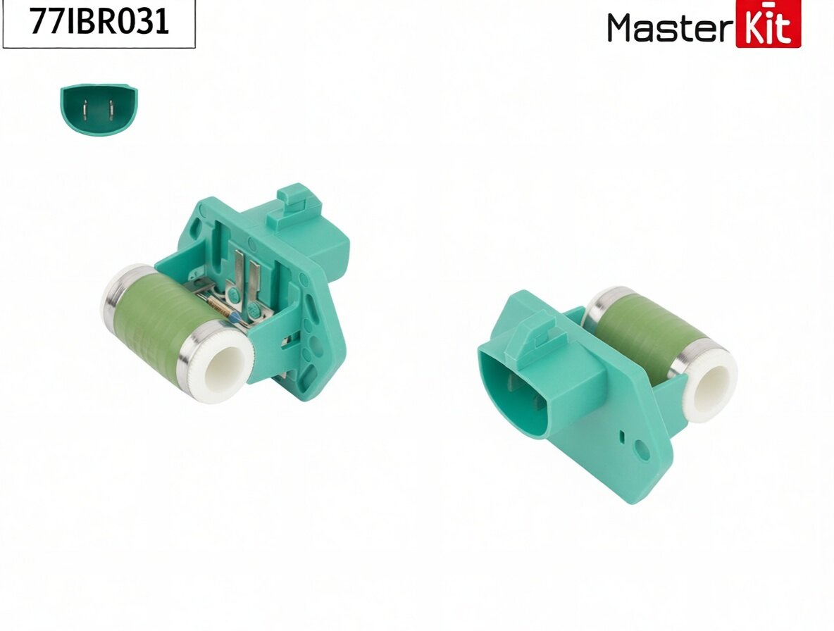 Резистор вентилятора Ford FIESTA IV (JA_, JB_)/PUMA (EC_) 1995 - 2002 77IBR031 MasterKit арт. 77IBR0