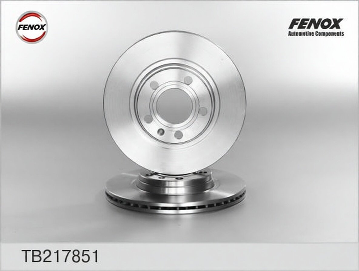 Диск тормозной передний Audi A4 95-07, SEAT Exeo 09-, VW Passat 96-00 TB217851 FENOX арт. TB217851