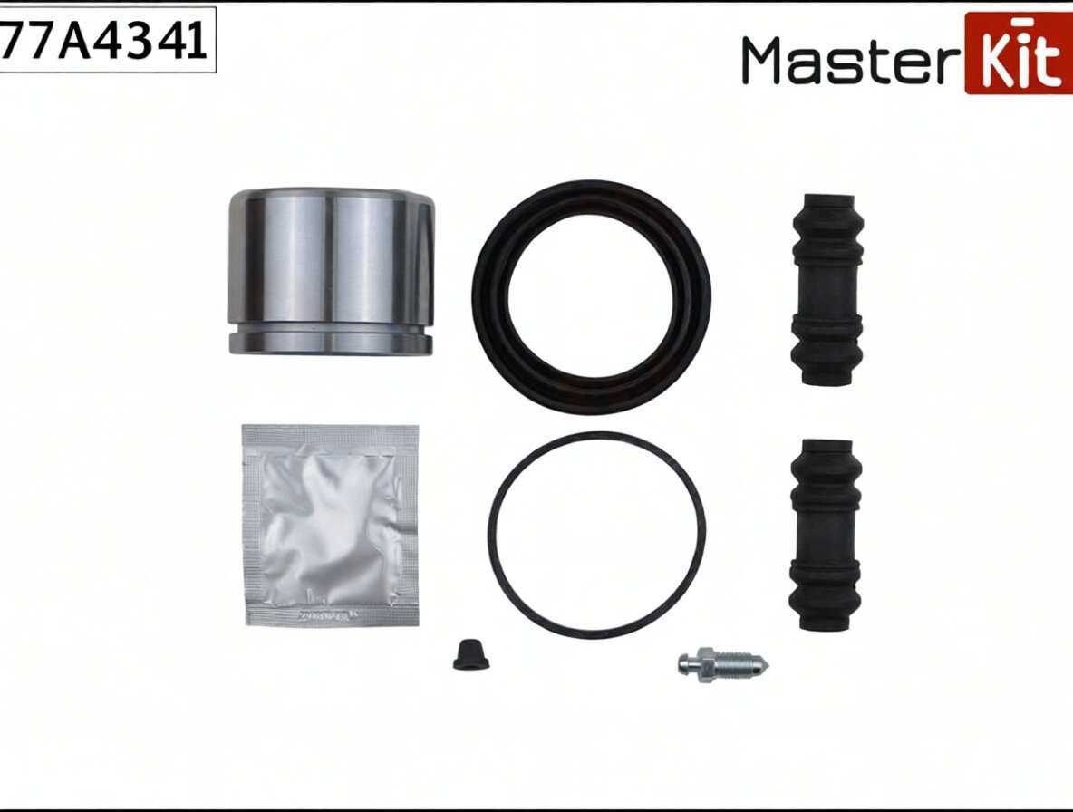 Ремкомплект тормозного суппорта + поршень CHRYSLER VOYAGER IV 01-01-12-07 77A4341 MasterKit арт. 77A