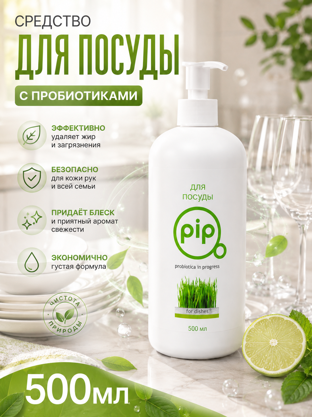 Pip Для Посуды 500 мл — фото 1