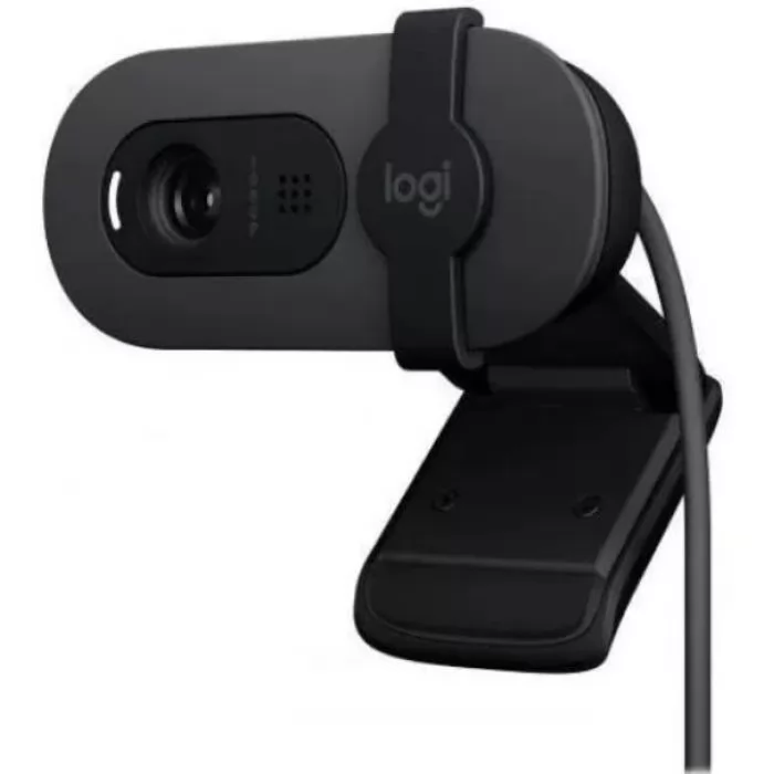 Камера Web LOGITECH Brio 95 графитовый 2Mpix 1920x1080 USB2.0 с микрофоном для ноутбука 960-001583