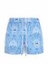 Шорты для плавания FEDELI Graphic-print drawstring swim shorts, размер 46, blue