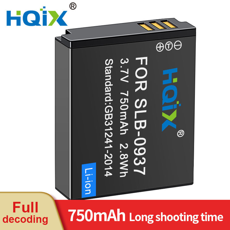 HQIX для Samsung E-L730 E-ST10 E-P1 E-PL10 камера SLB-0937 зарядное устройство Аккумулятор