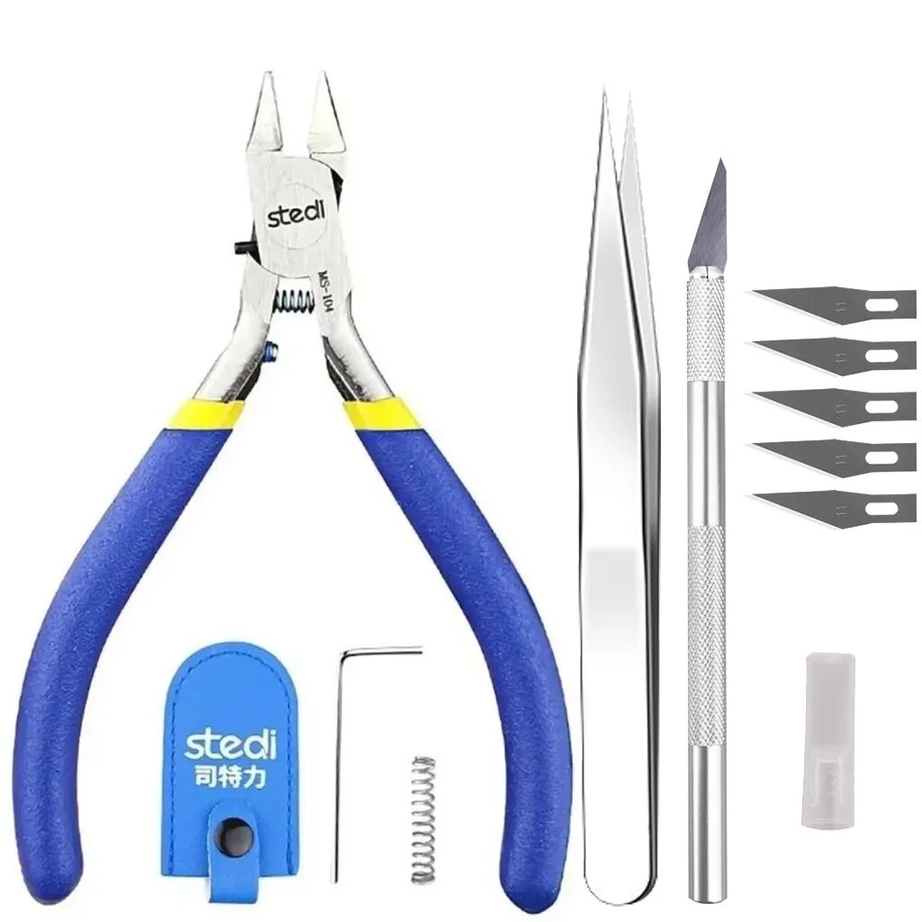 Плоскогубцы KUAIQU MS-104 из углеродистой стали синие MS-104 A Set