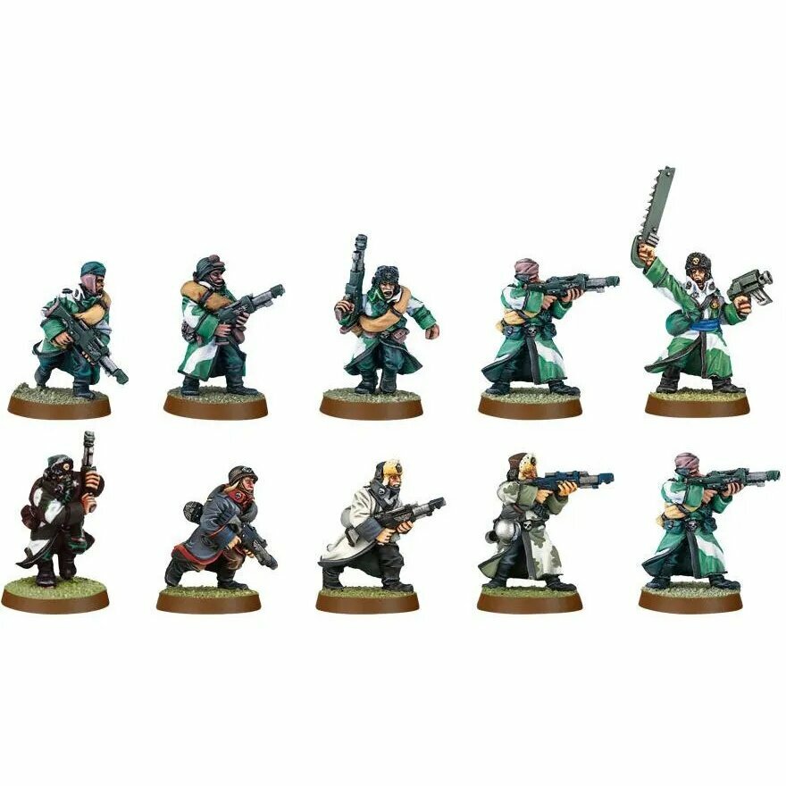 Астра Милитарум Валхалльские Ледяные Воины (Смола, Литье) / Astra Militarum Valhallan Ice Warriors (Resin, Cast)
