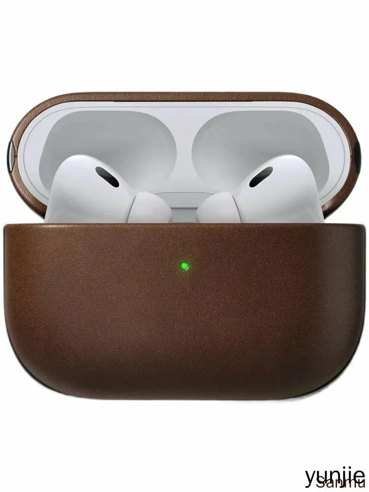 Чехол кожаный Nomad для наушников AirPods Pro 2 (коричневый)