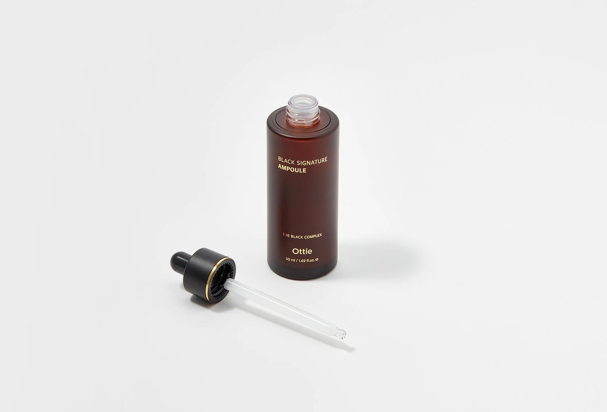 Сыворотка для лица Ottie Black Signature Ampoule, с муцином чёрной улитки, 50мл
