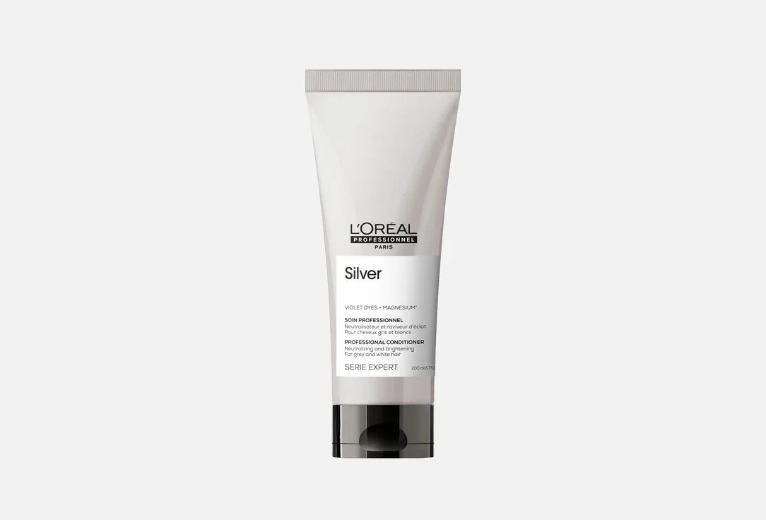 LOreal professionnel Serie Expert Silver Conditioner Кондиционер для нейтрализации желтизны осветленных и седых волос 200 мл