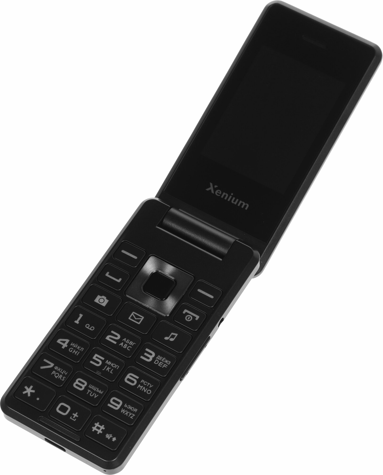 Мобильный телефон XENIUM X600 темно-серый 2Sim 2.8" TFT 240x320 Nuc 0.3Mpix
