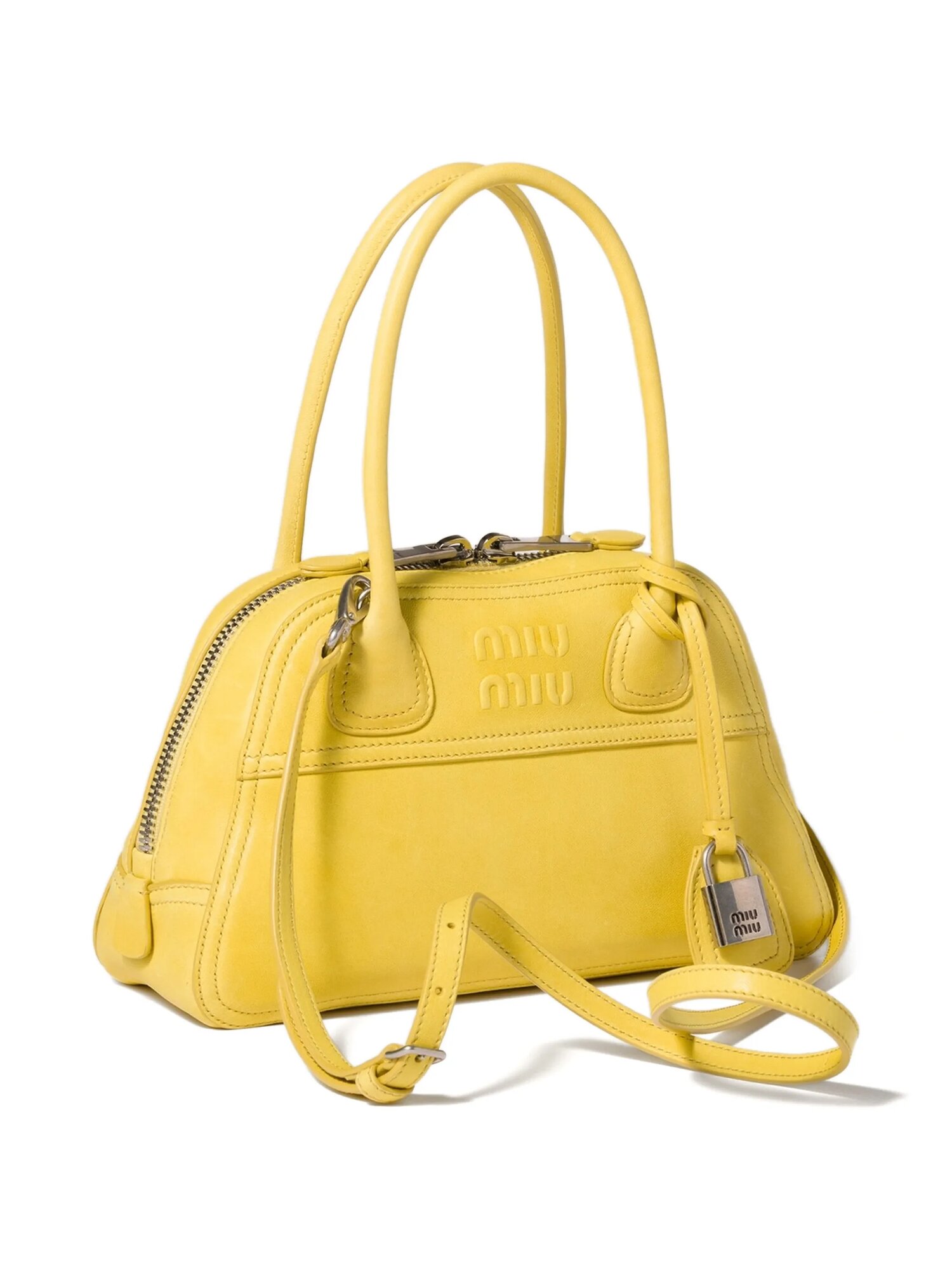 Сумка Miu Miu Vivant, yellow — фото 1