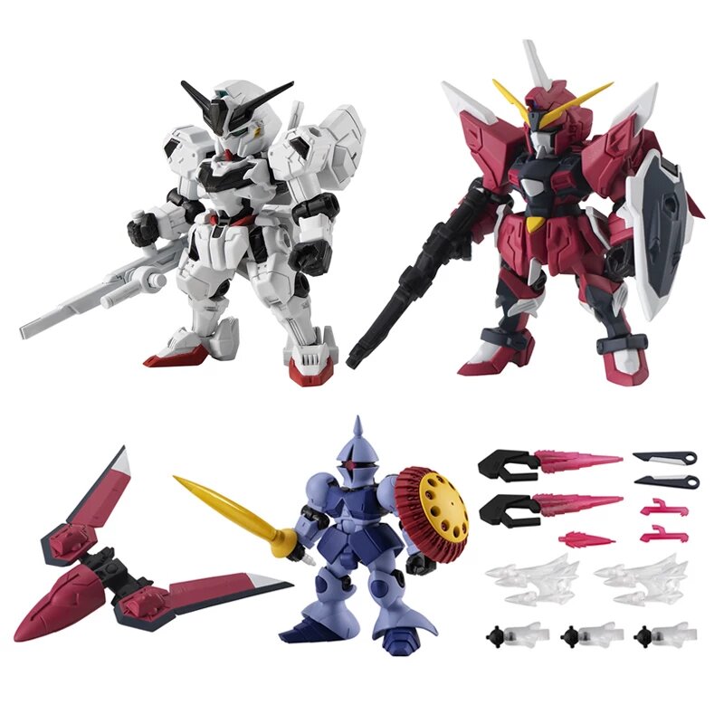 Конструктор Bandai Gashapon Rebuild MSE 26 Calibarn Aegis Gundam SEED Immortal Justice Strongman Высота в собранном