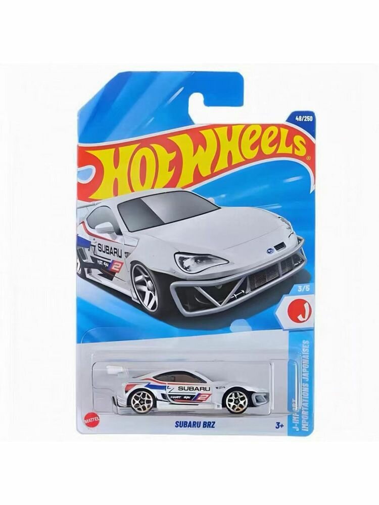 Машинка Mattel Hot Wheels 2025L C4982 SUBARU BRZ White J-Import