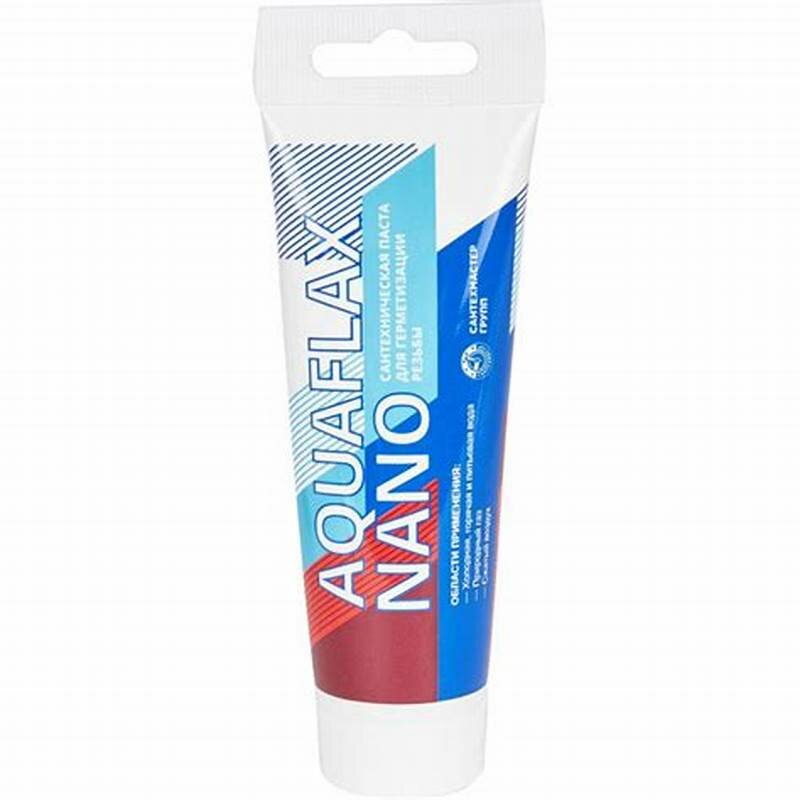 Сантехническая паста для герметизации резьбы AQUAFLAX NANO, тюбик 30 г