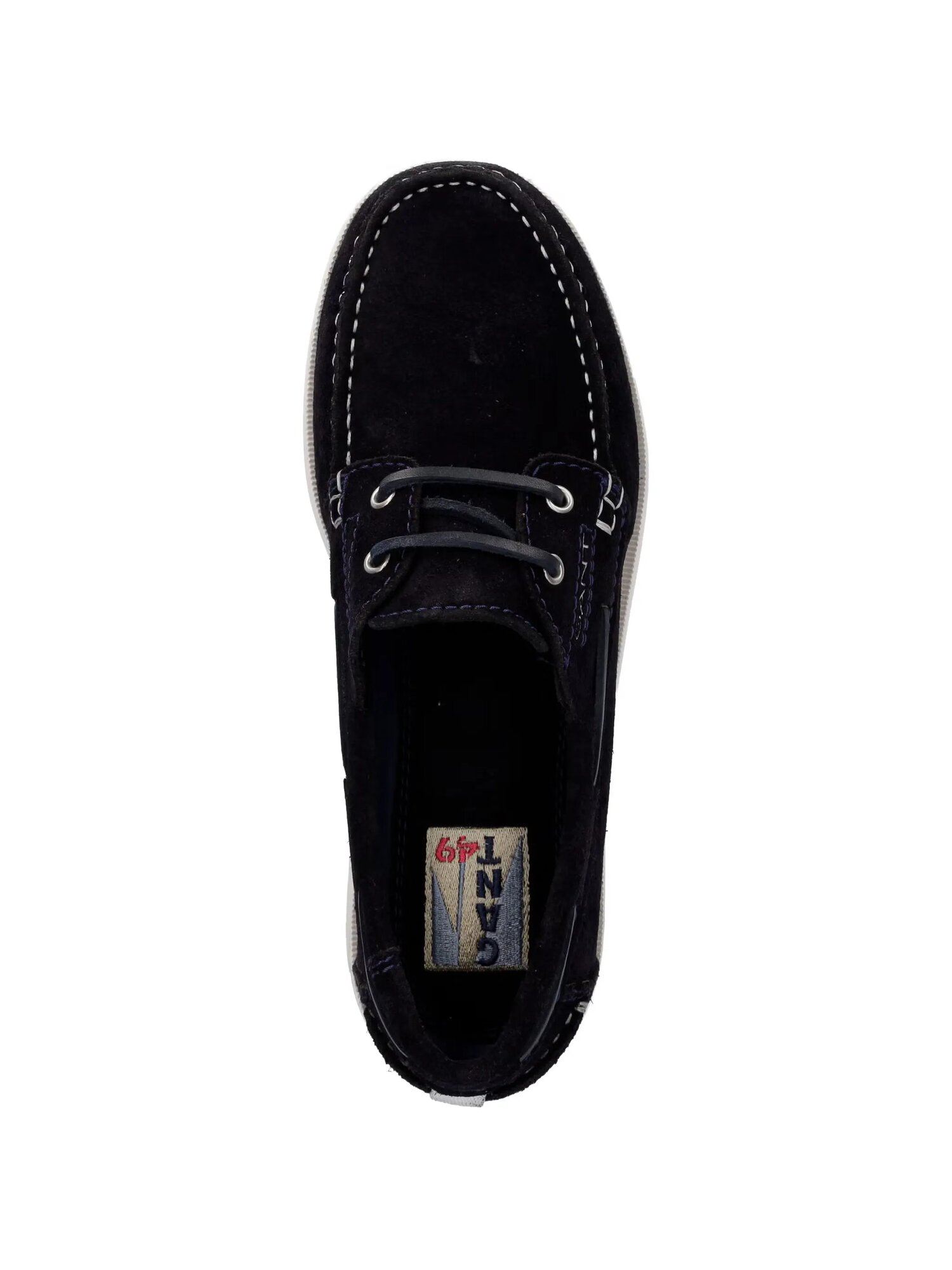 Туфли GANT Suede boat shoes, размер 40, black/black — фото 1