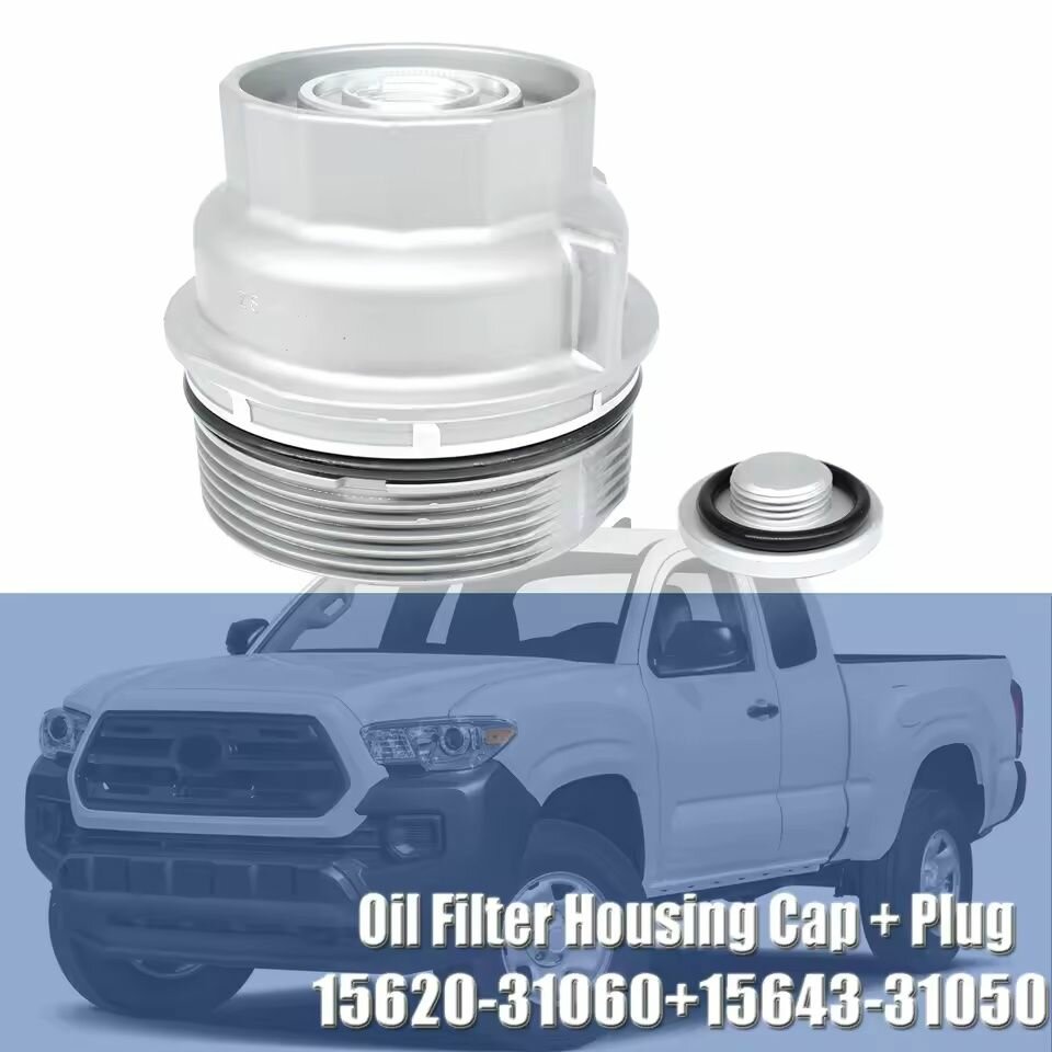Для Toyota Camry RAV4 Highlander FJ Cruiser Avalon 4Runner Tacoma Tundra Sienna Заглушка корпуса масляного фильтра 15620-31060 15643-31050