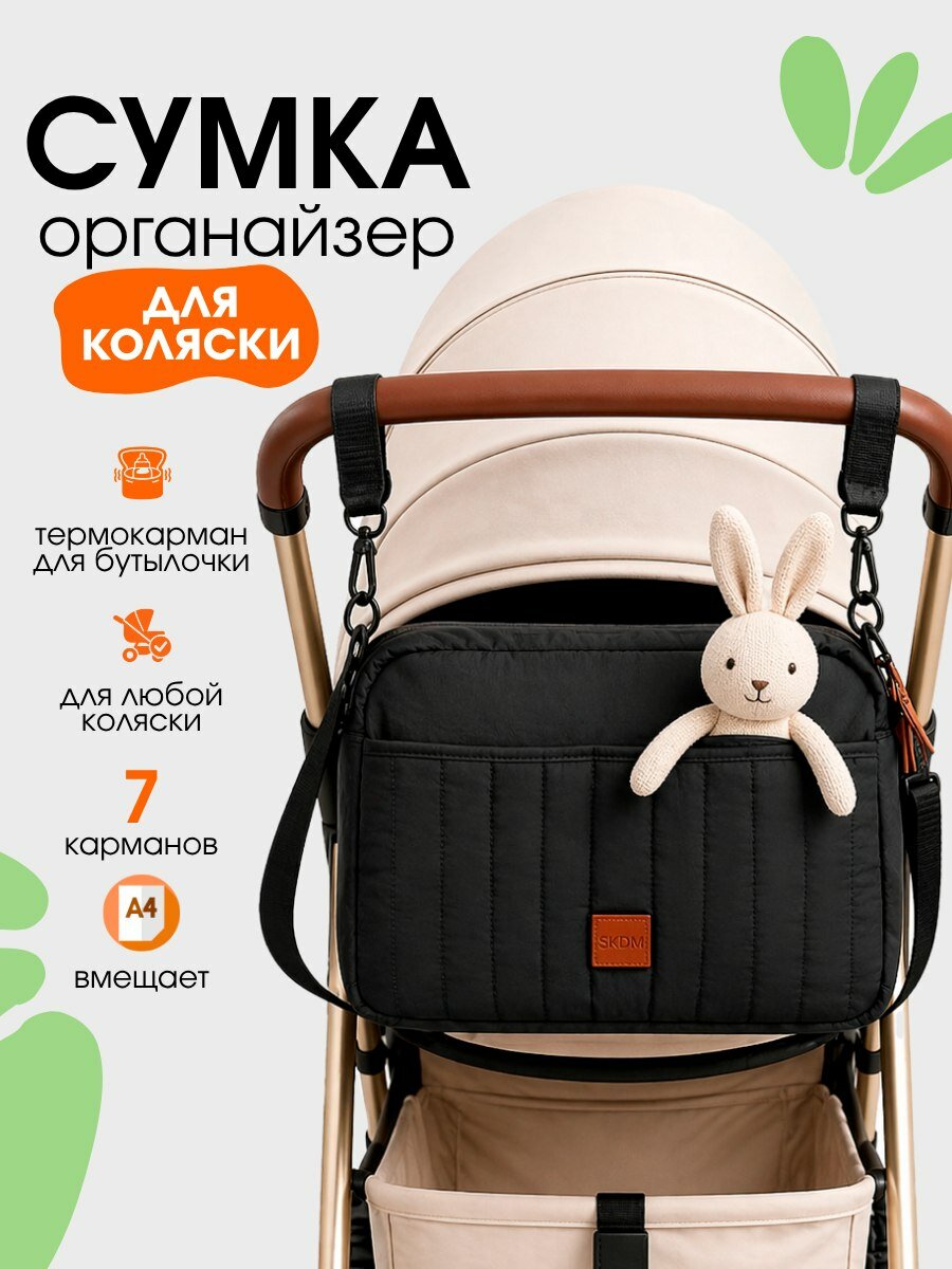 Сумка для коляски c термокарманом