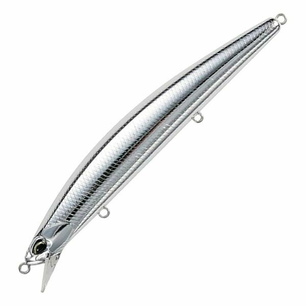 Воблер DUO Tide Minnow Sprat 140 #MCC0522 UV Silver Slash B, медленно всплывающий, 24,5 г.