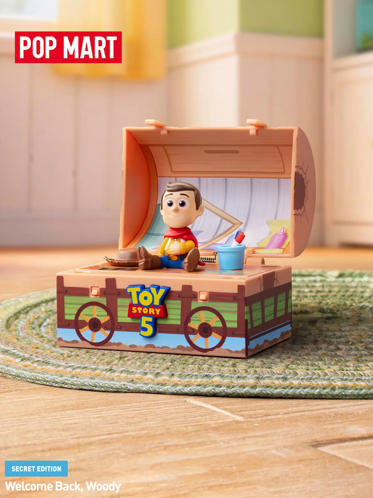 Коллекционная фигурка Слепая коробка Pop Mart Disney/Pixar Toy Story 5 Series Figures-Welcome Back, Woody
