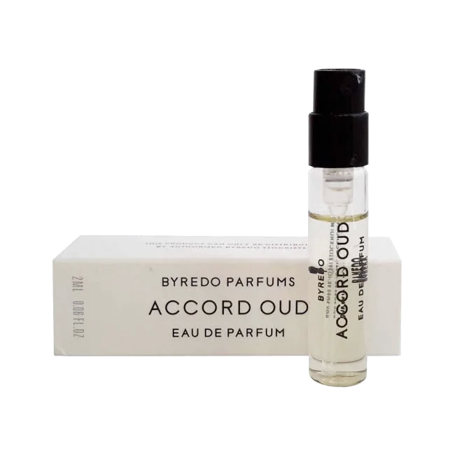 Парфюмерная вода Байредо Аккорд Уд 2 мл сэмпл унисекс - Byredo Accord Oud миниатюра аромата