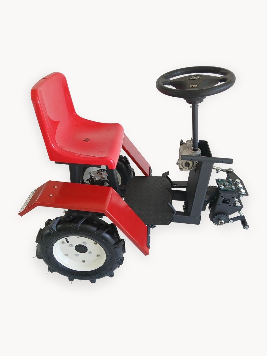 Адаптер АМ-4х4 для МБ с шестигранным валом 32мм колеса 4.00-10 красный