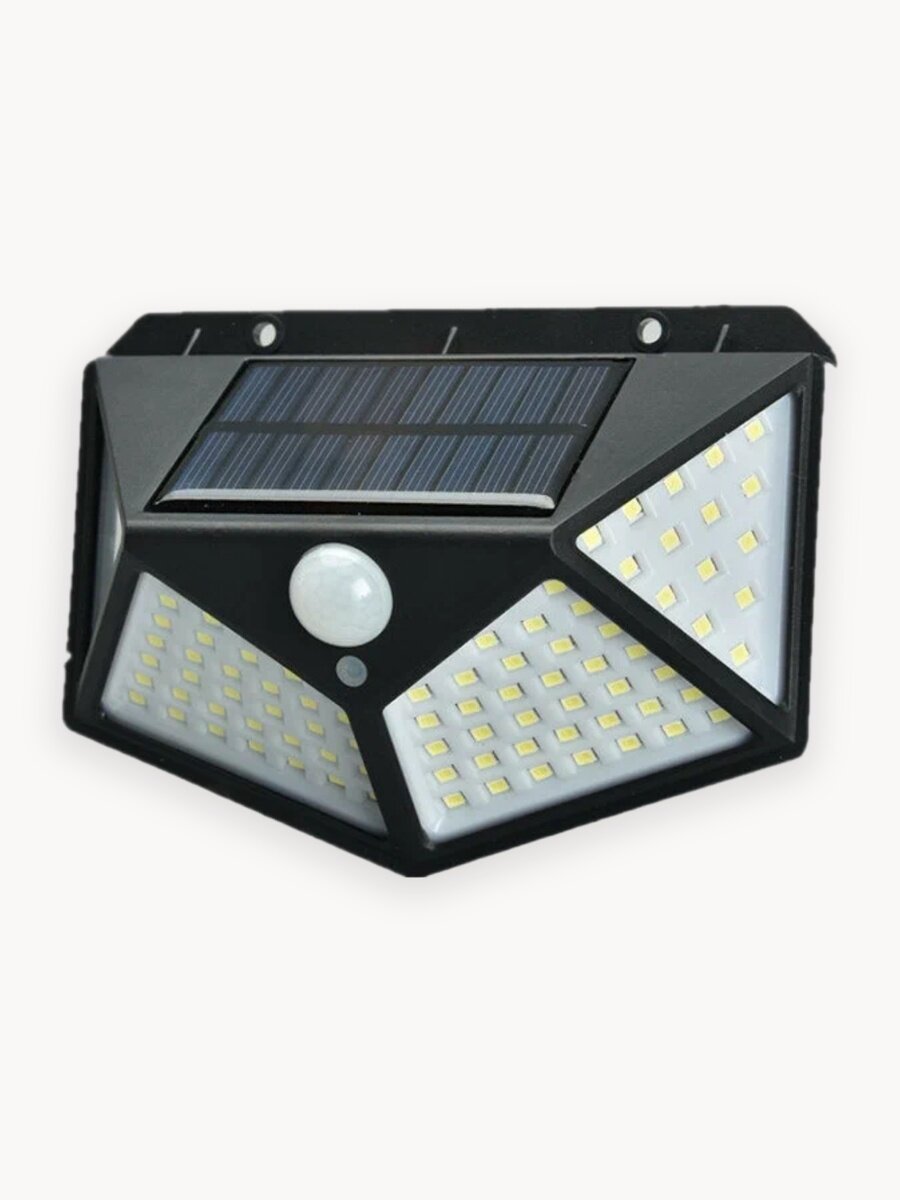 Светильник уличный c датчиком движения, LED, на солнечной батарее