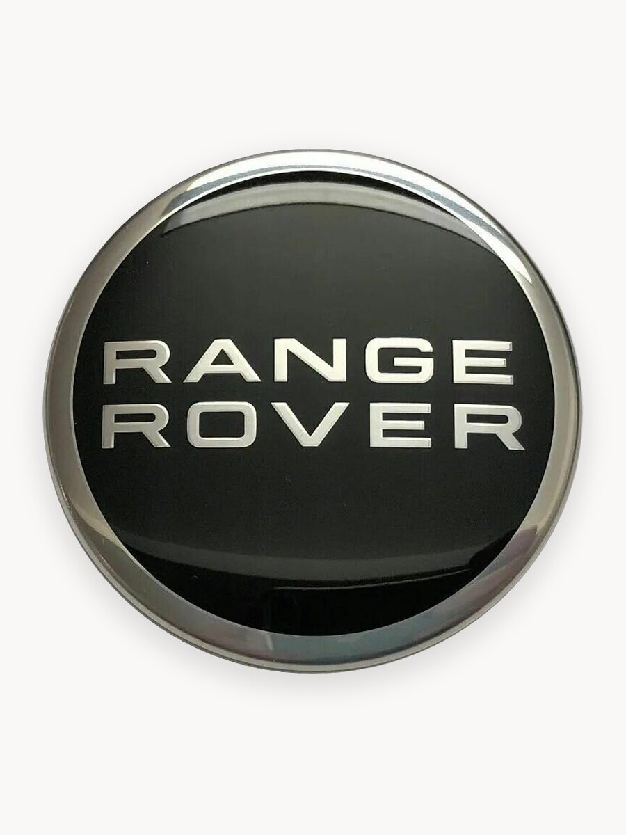 Заглушка диска/Колпачок ступицы литого диска Рендж Ровер /Range Rover 62-47мм цвет черный 4 штуки