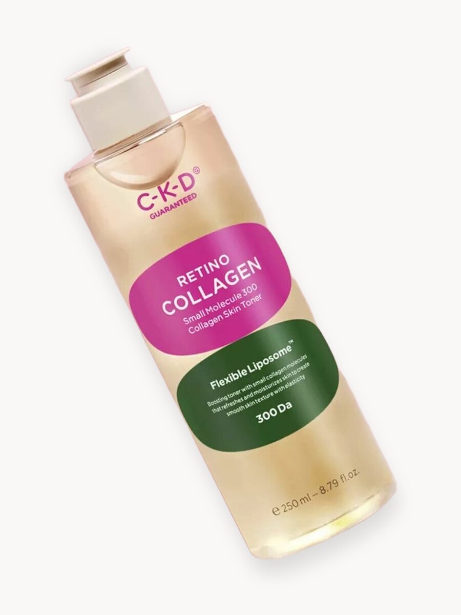 CKD Укрепляющий омолаживающий липосомный тонер с ретиналем Retino Collagen Small Molecule 300 Collagen Skin Toner 250 мл.