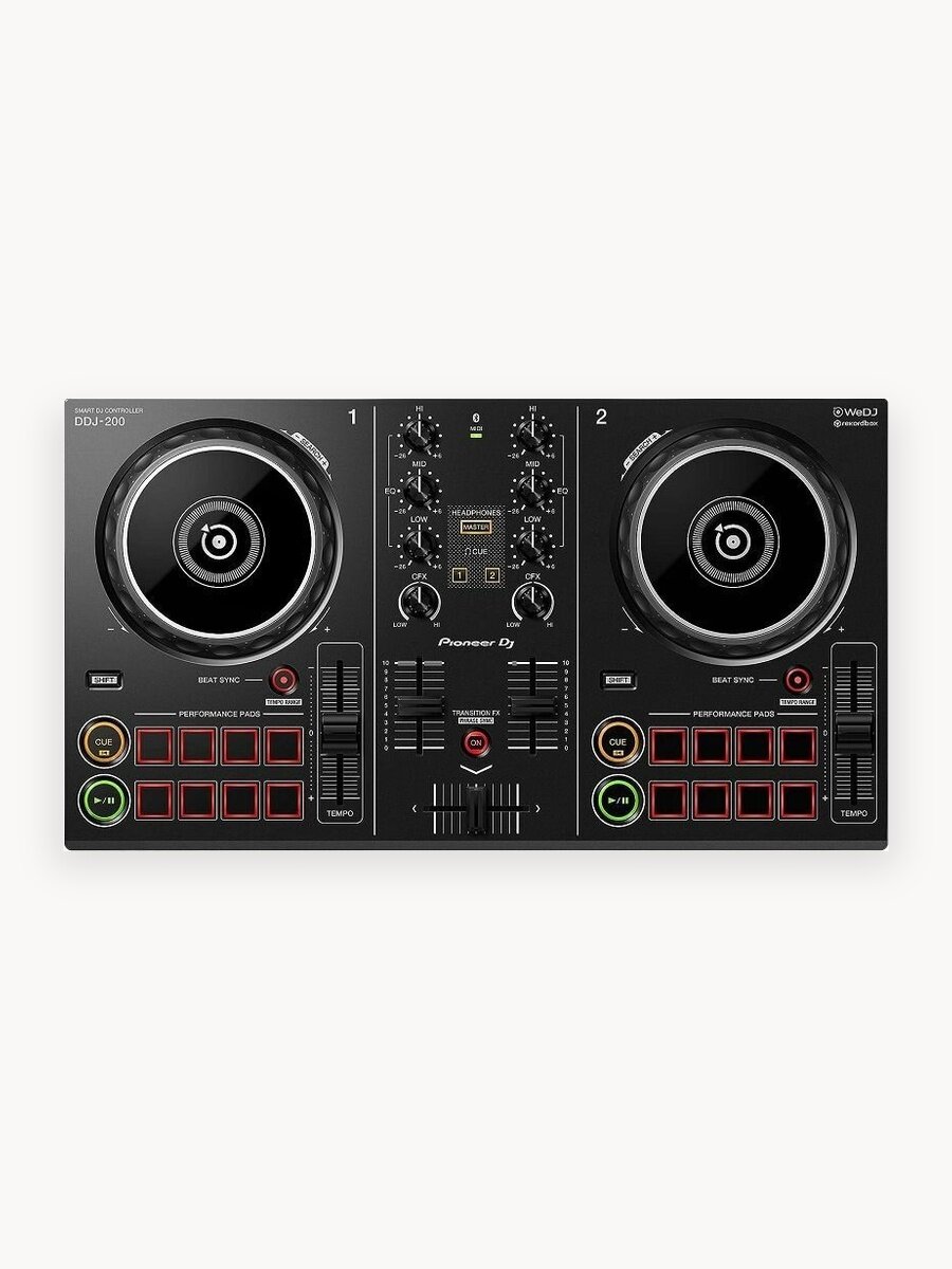 PIONEER DJ DDJ-200 2-х канальный DJ контроллер