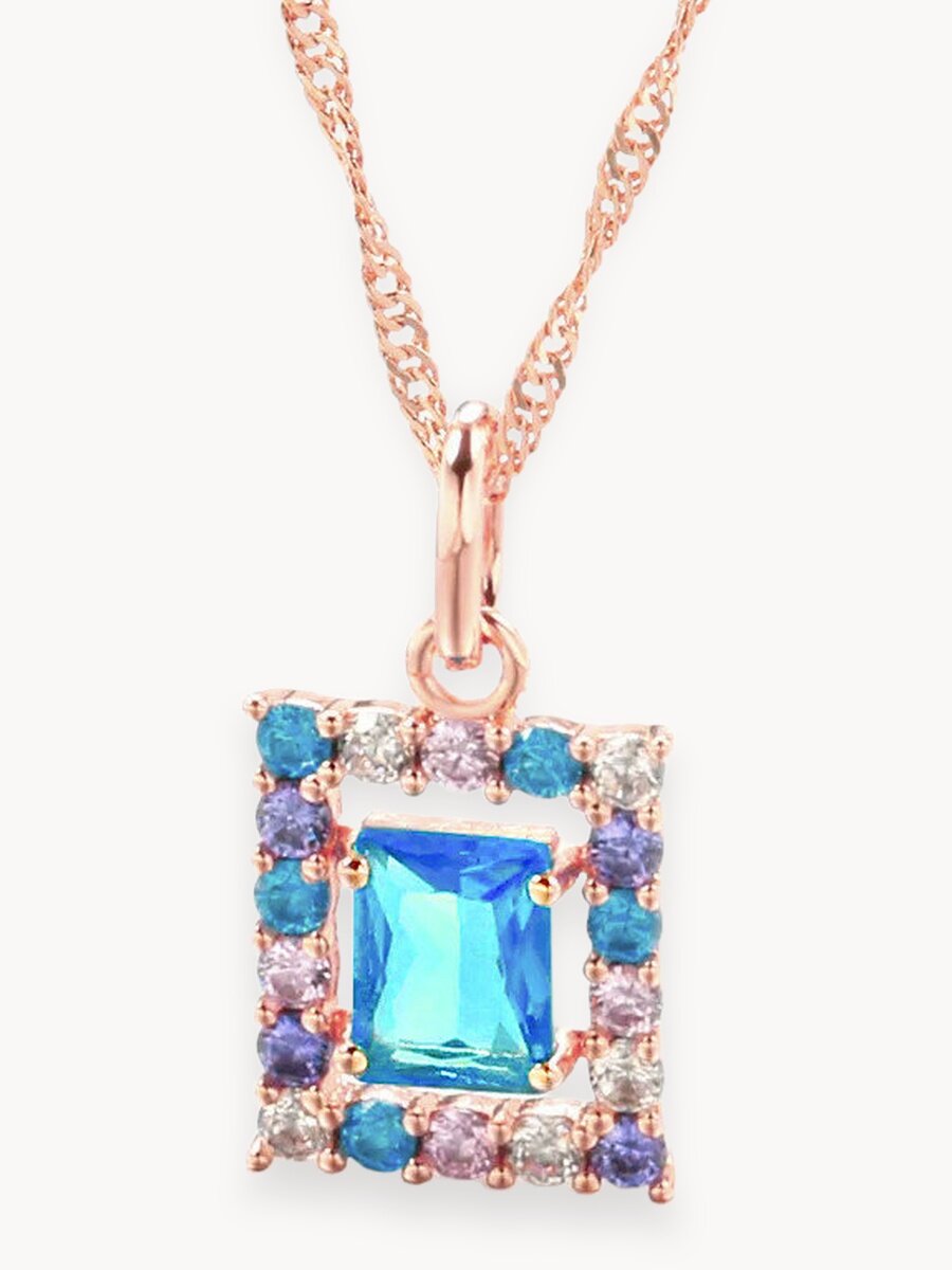 Колье, циркон