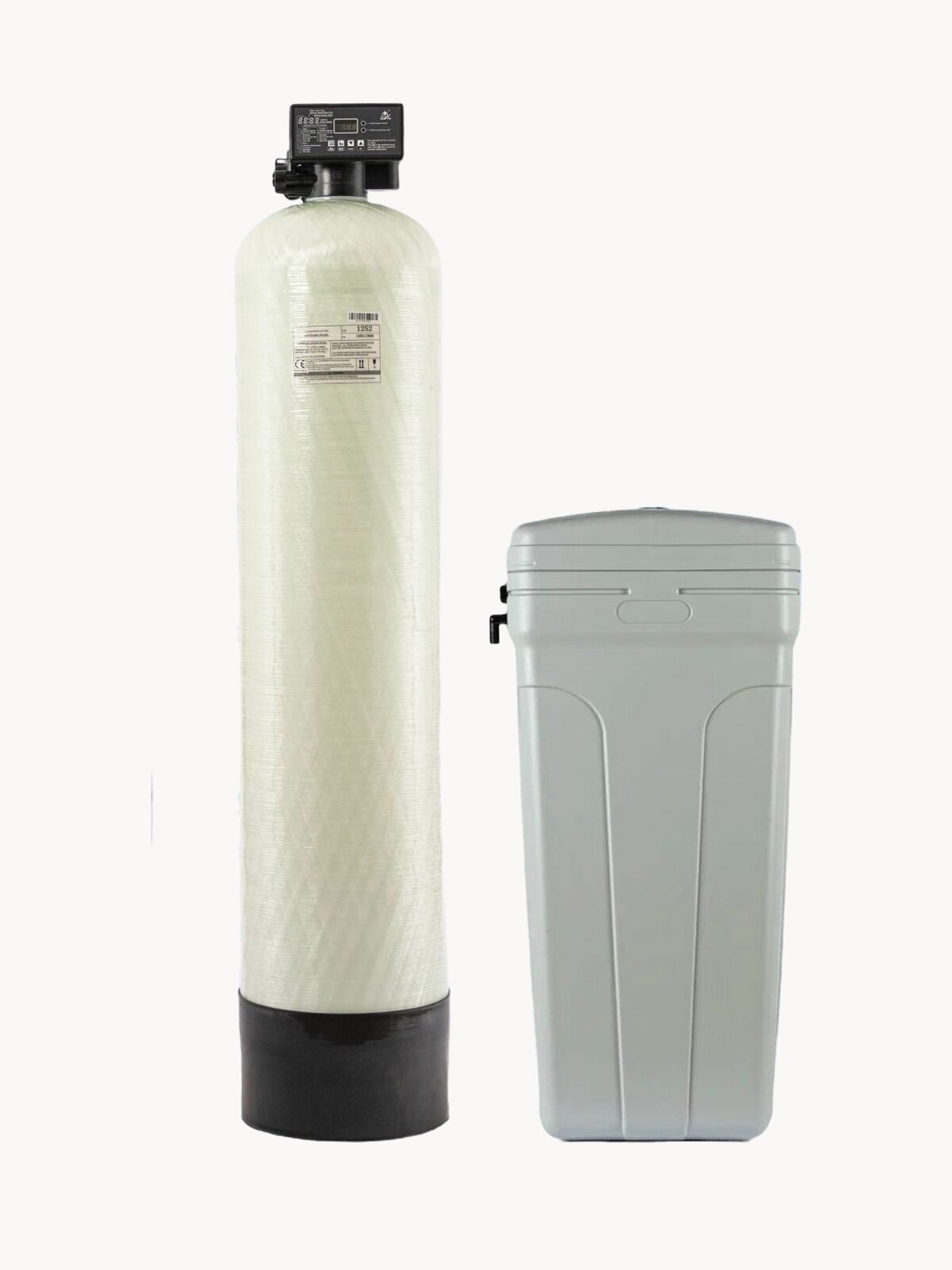 Система очистки воды DS Soft 1252. Комплект фильтр умягчения, обезжелезивания воды из водопровода, колодца, скважины, для дома и дачи. Потребители до 4 человек