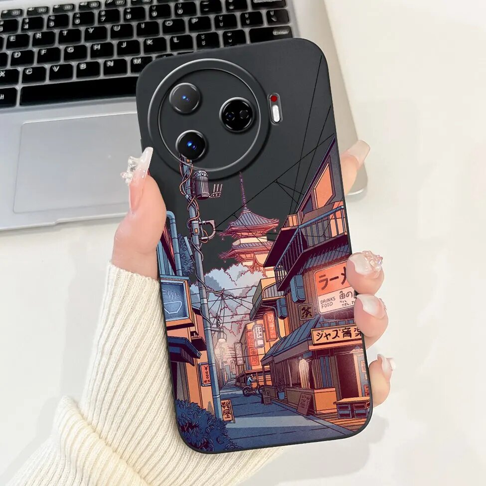 Для Tecno Camon 30 Pro 5G чехол CL8 противоударный модный роскошный цветок милый крутой TYhei1762