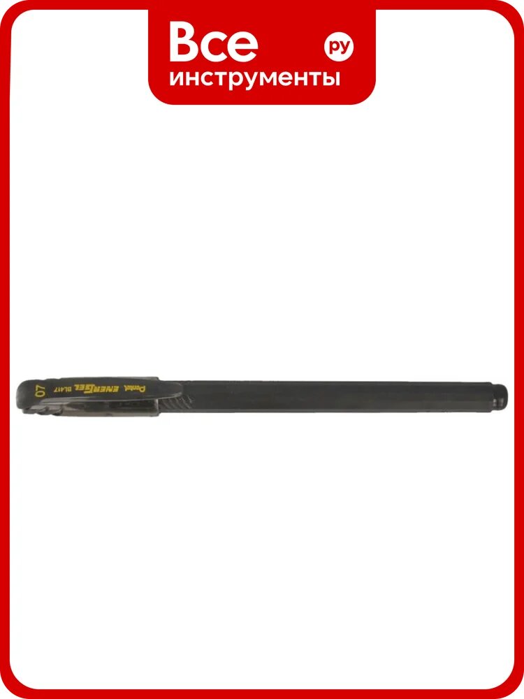 Гелевая ручка Pentel Energel черный корпус d 0.7 мм 12 шт BL417-AX черные чернила 586207