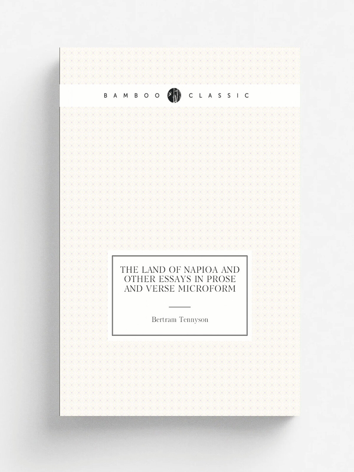 The land of Napioa and other essays in prose and verse microform