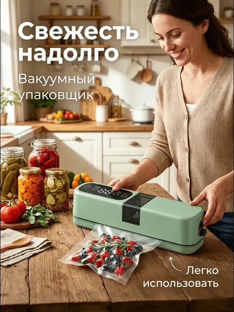 Упаковщик вакуумный: для свежести продуктов и экономии места