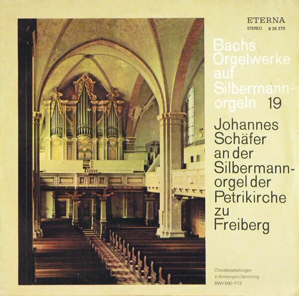 Johannes Schäfer An Der Silbermannorgel Der Petrikirche Zu Freiberg (Choralbearbeitungen In Kirnbergers Sammlung BWV 690-713)
