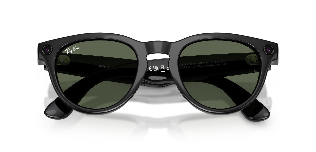 Умные очки Ray-Ban Headliner Gen 2 RW4013 Shiny Black G-15 Green 50 мм