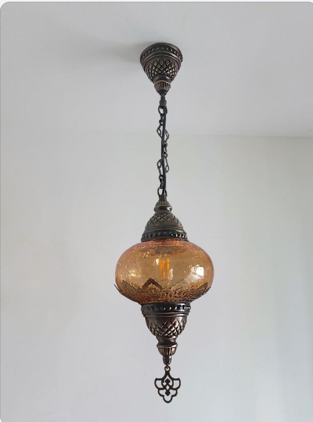 Подвесной светильник Восточный Exotic Lamp 0830 Оранжевый 2026