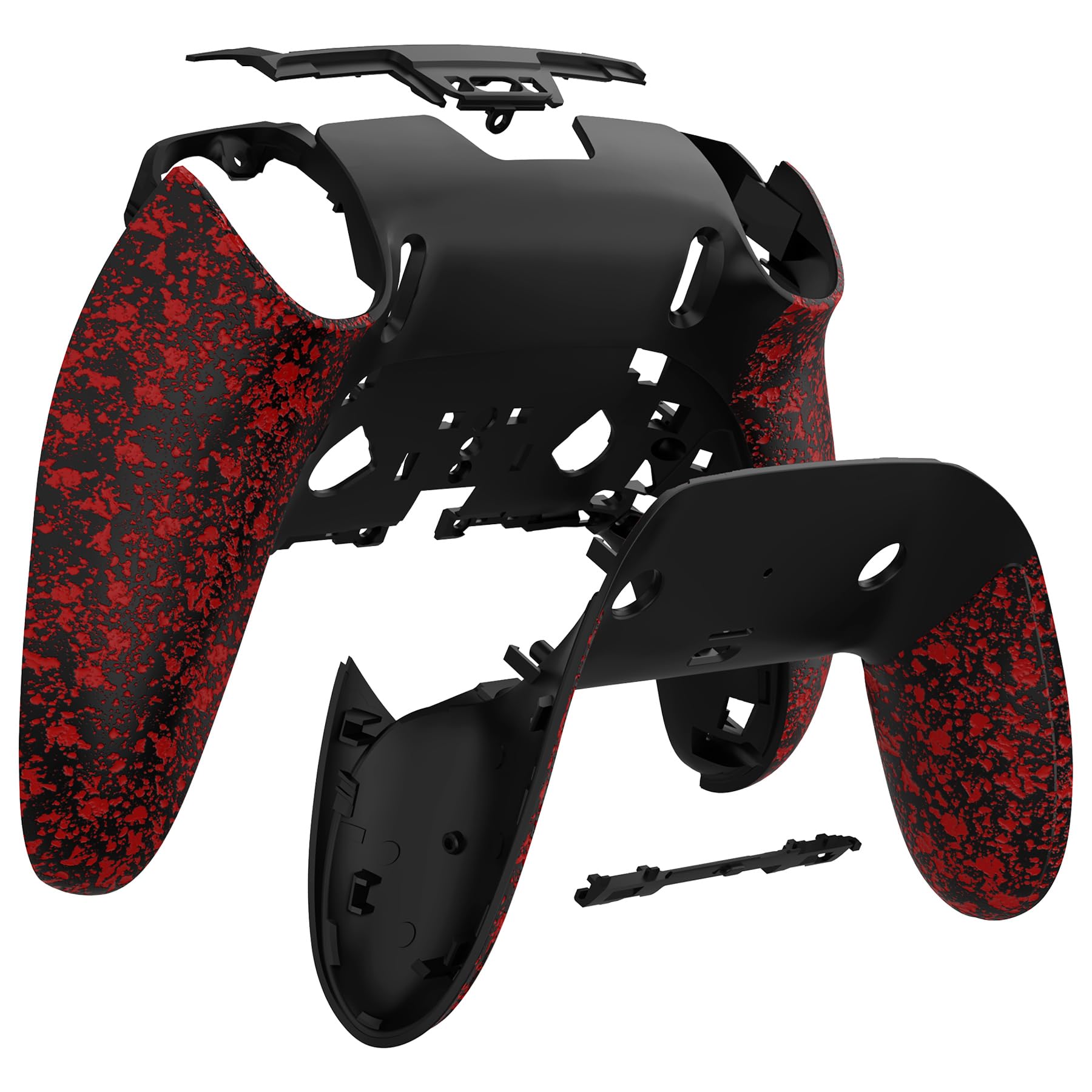 Не-slip 3D Splashing Cover для Edge Controller, улучшение игры пользовательский DIY задняя крышка корпуса-красн