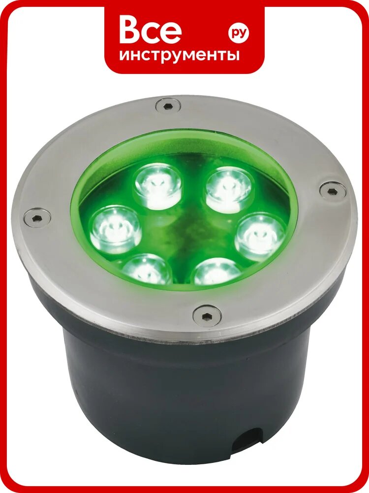 Светодиодный уличный светильник Uniel ULU-B11A-6W/GREEN IP67 GREY UL-00006822