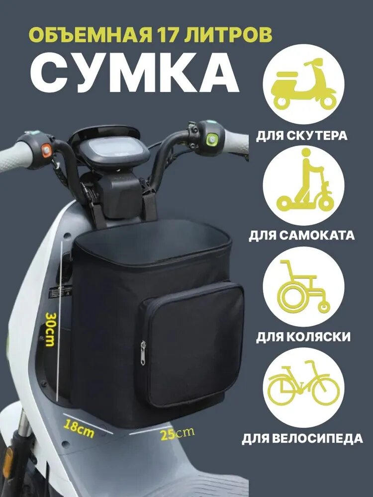 Велосумка мультифункциональная TransportPro 17L