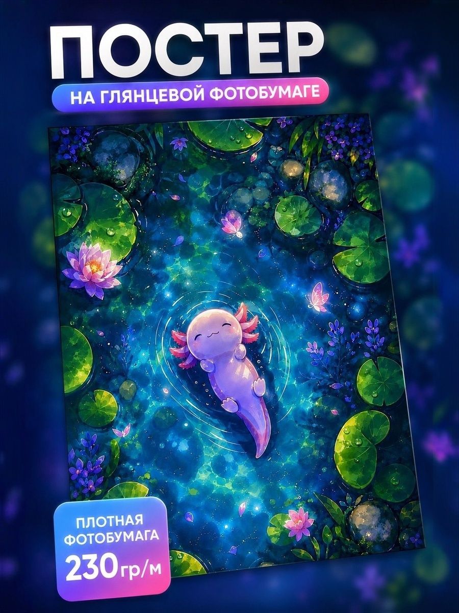 Аксолотль А4 — фото 1
