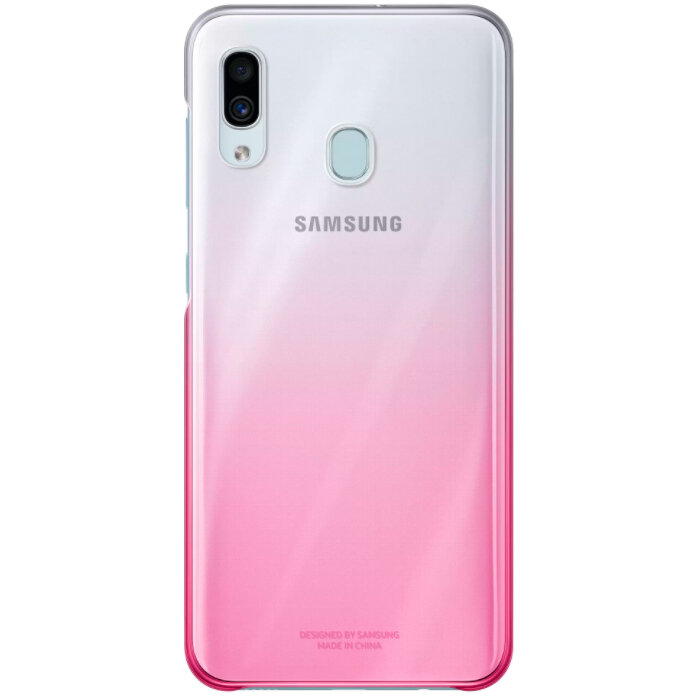 Чехол Samsung Gradation Cover для Galaxy A30 розовый