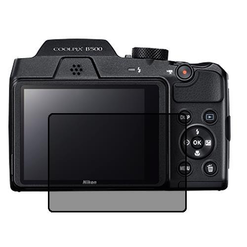 Nikon Coolpix B500 защитный экран для фотоаппарата гидрогель приватная плёнка (силикон)