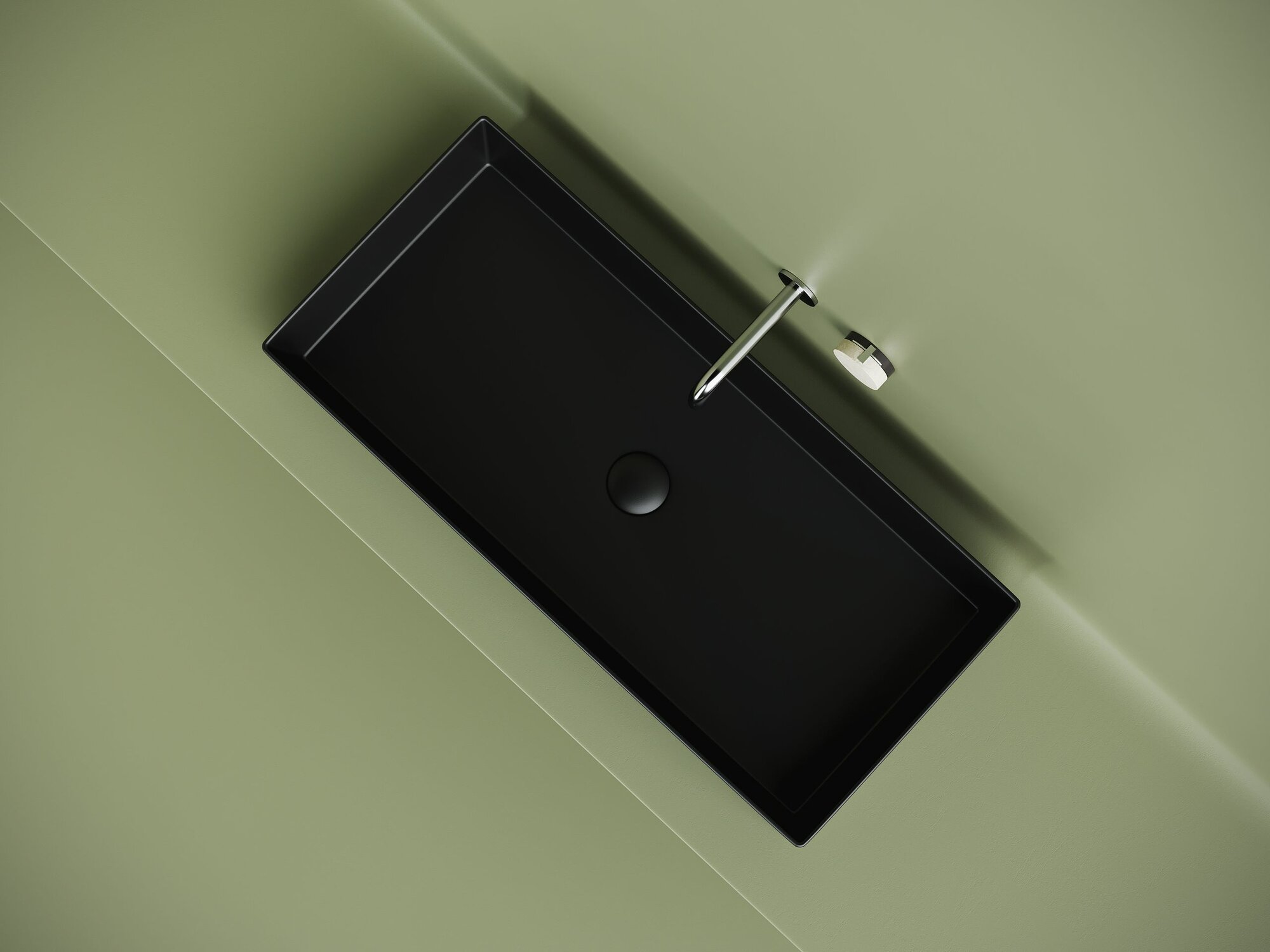 Мебельная раковина Ceramicanova Element 80 CN6072MB чёрный матовый