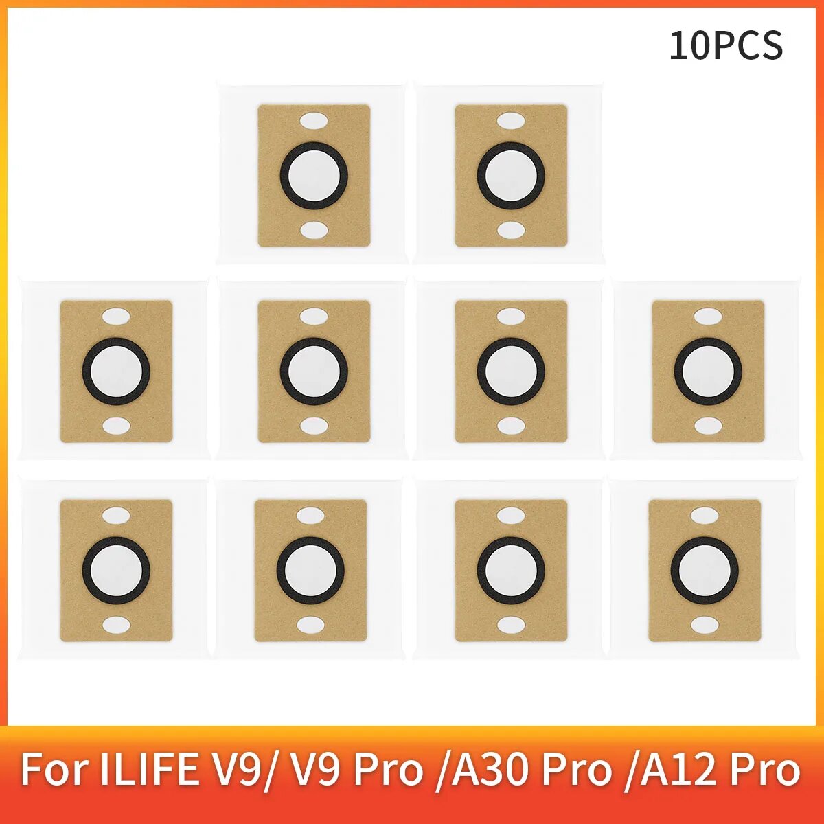 Пылесборный мешок для робота-пылесоса ILIFE V9/V9 Pro/A12 Pro/A30 Pro 10 pcs
