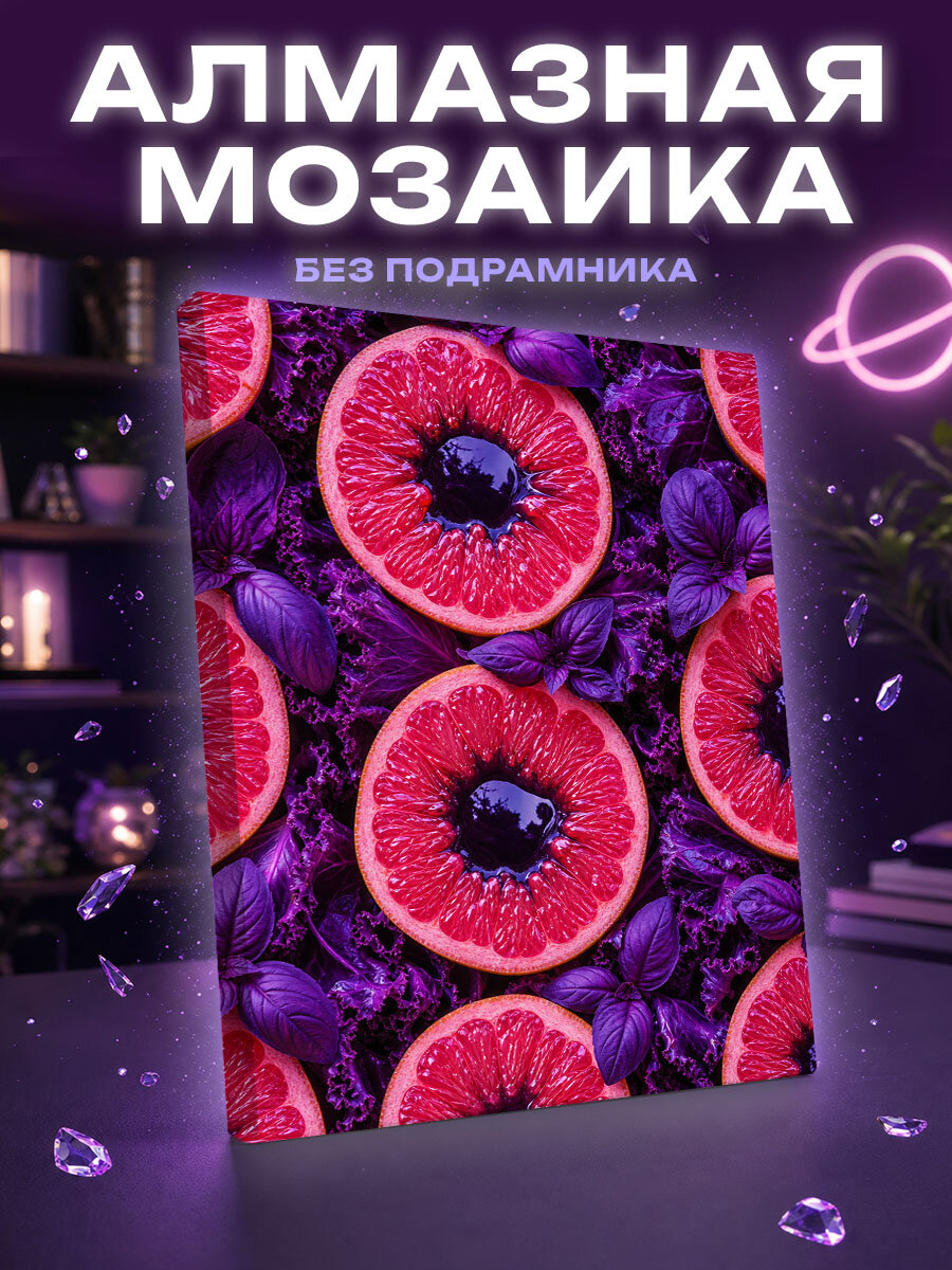Алмазная мозаика Рубиновая мозаика помело