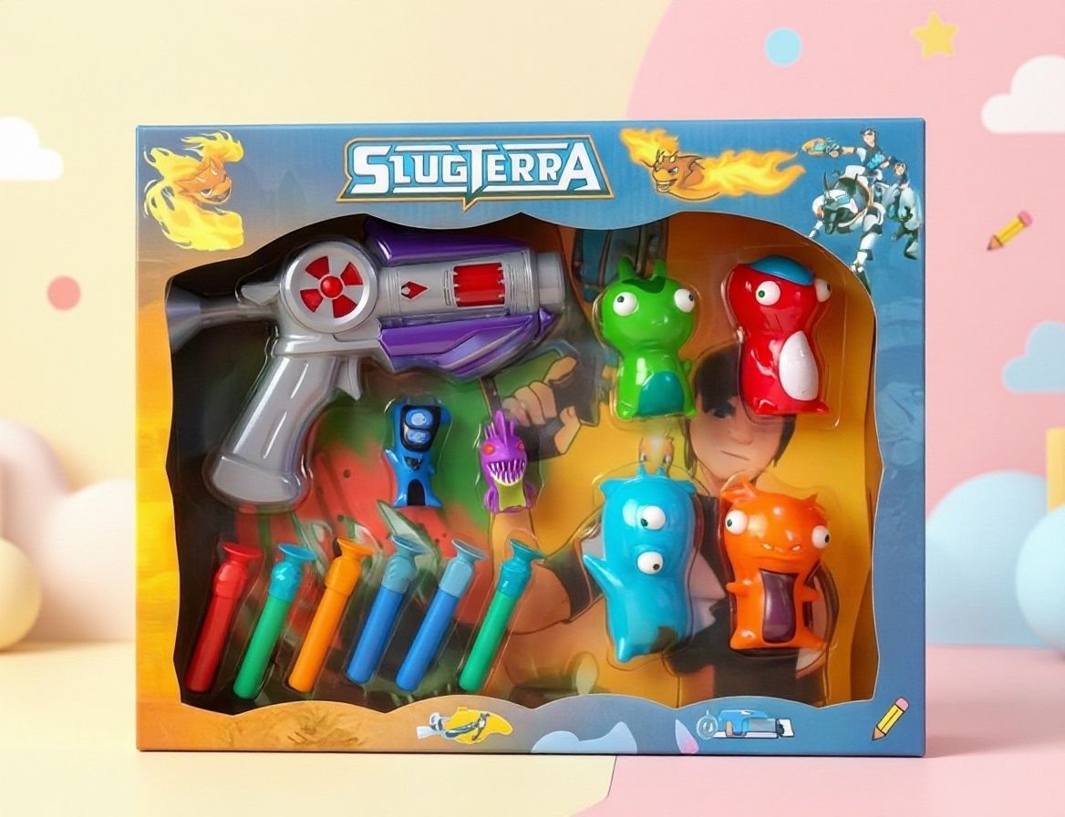 Игрушечный пистолет Slugterra для активных игр, с присосками