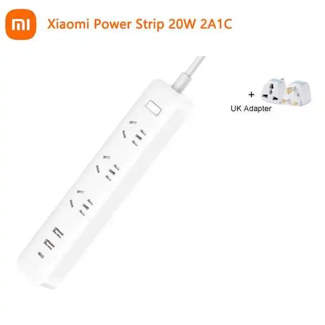 Xiaomi Mi Mijia QC3.0 удлинитель 20 Вт 3 розетки