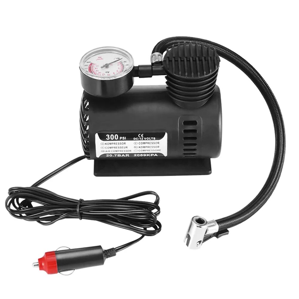 12V миниатюрный воздушный насос, автомобильный насос для накачки шин, насос для колес, автомобильный электрический насос
