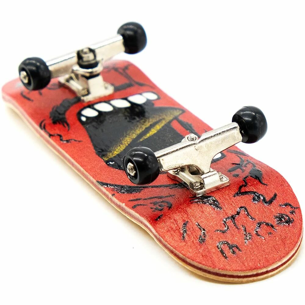 Фингерспорт, Фингерборд PRO Skate, дерево/пластик, розовый, 14+, отвертка, шкурка